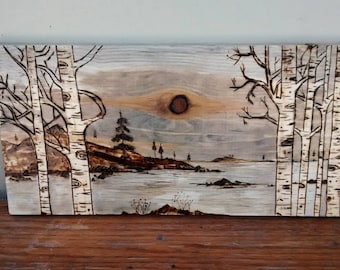 Wood burning art | Etsy