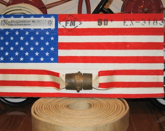 Fire hose flag | Etsy