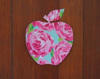 Apple vinyl decal | Etsy