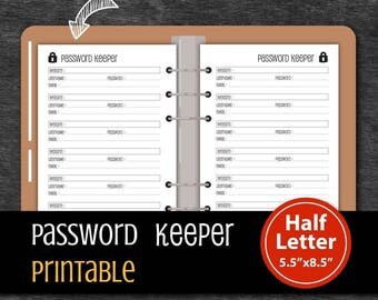 Password keeper | Etsy