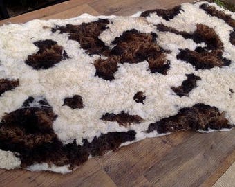 Crochet Pattern Jolly Jester Felted Rug