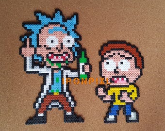 Rick morty pixel art | Etsy