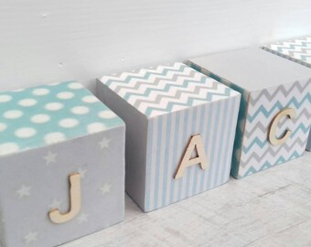 Baby name blocks | Etsy