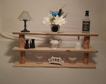 Rustic wood shelf | Etsy