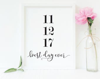 Best day ever sign | Etsy