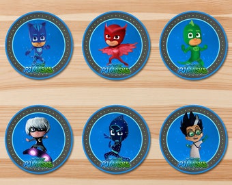 Pj masks stickers | Etsy