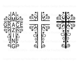 Split scroll svg | Etsy