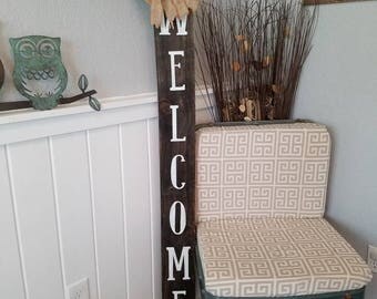 Rustic welcome sign | Etsy