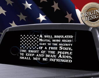 Patriotic decal | Etsy