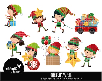 Elf clipart | Etsy