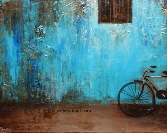 Abstract bicycle art | Etsy