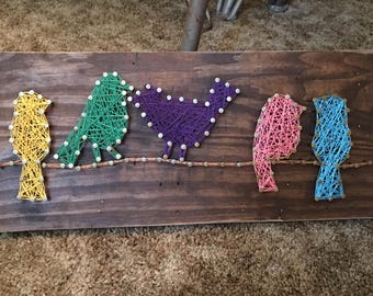 String art bird | Etsy