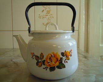 Enamel teapot | Etsy