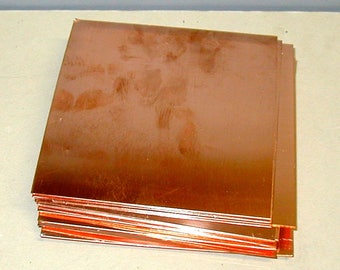 Solid copper sheet | Etsy