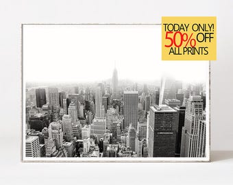 City skyline print | Etsy