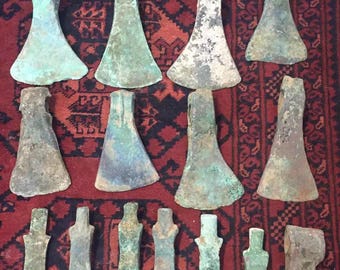 Minoan bronze axe Minoan civilization symbol Museum copy