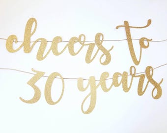 30th birthday banner | Etsy