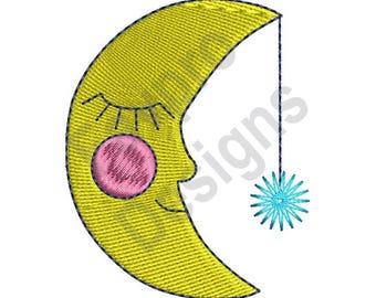 Moon Machine Embroidery Design