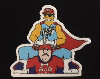 Simpsons stickers | Etsy