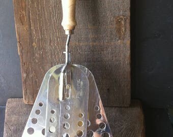 Short Handle Spatula Robinson Knife Co Wood Stainless Steel