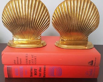 Seashell bookends | Etsy