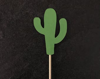 Cactus cake topper | Etsy