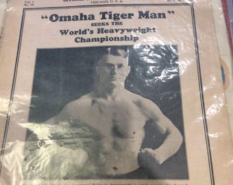 Wrestling magazine | Etsy