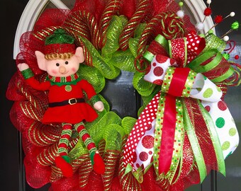 Elf wreath | Etsy