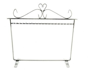 SHORT Rustic Metal Jewelry Display Rack