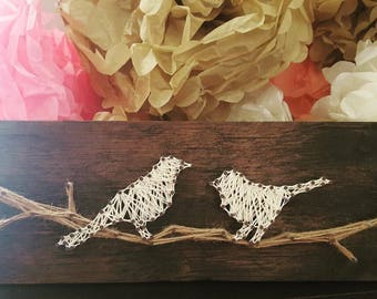 Love bird string art | Etsy