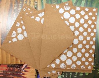 Kraft paper cards | Etsy