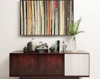 Vinyl record art | Etsy