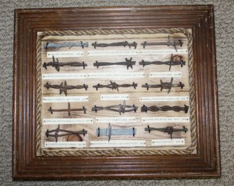 Barbed wire art | Etsy