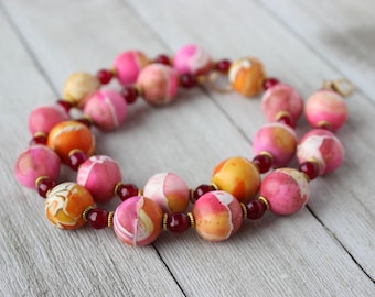 Colorful necklace | Etsy