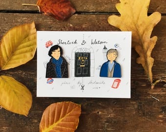 Enamel pin set | Etsy