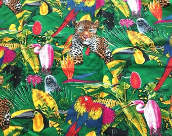 Jungle fabric | Etsy