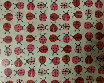 Ladybug fabric | Etsy