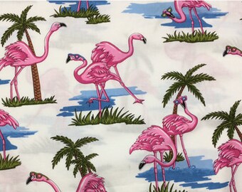 Flamingo fabric | Etsy