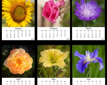 Flower calendar | Etsy