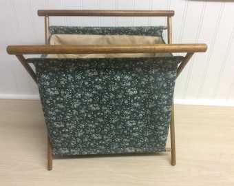 Fabric magazine rack | Etsy