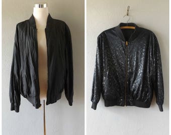 80s bomber jacket | Etsy