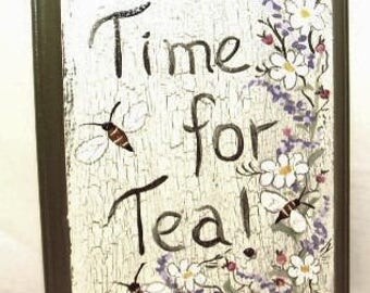 Tea time sign | Etsy
