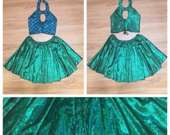 Mermaid crop top | Etsy