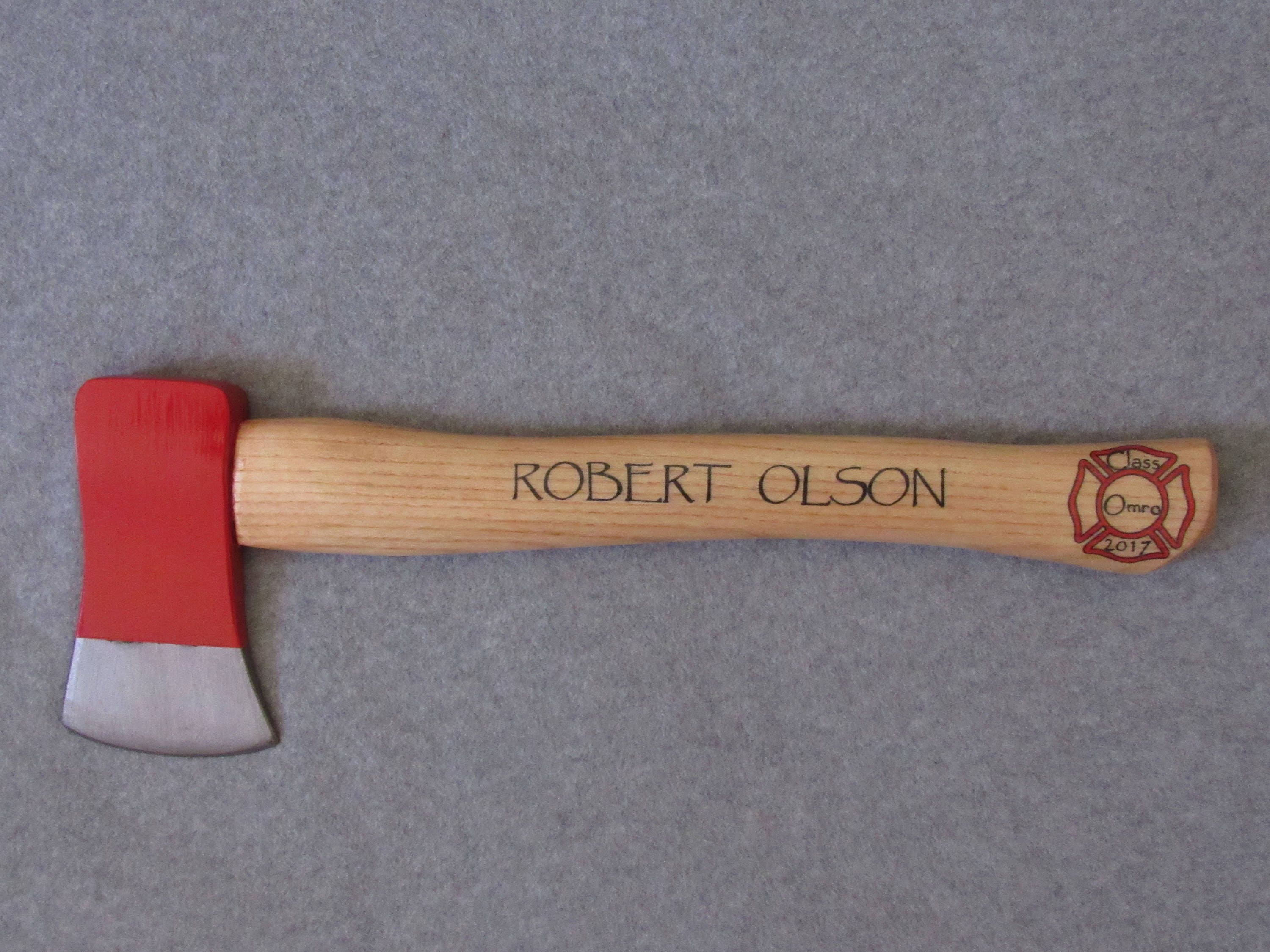 Personalized Firefighter Axe Promotion/Name