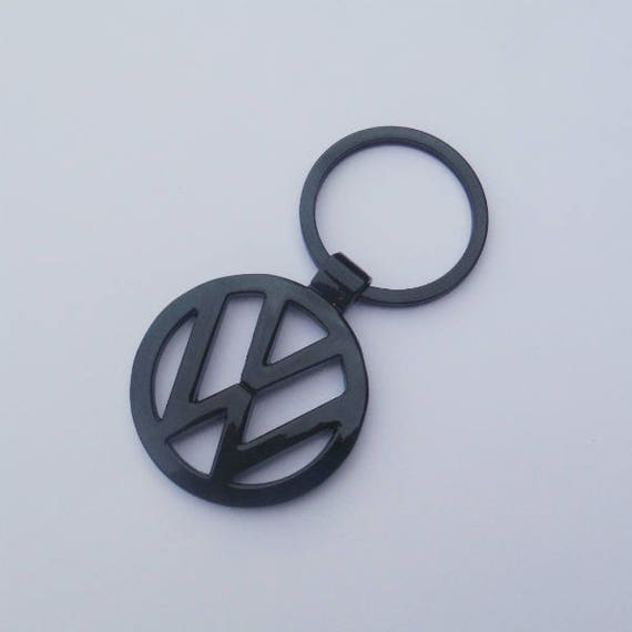 VW Volkswagen BLACK Logo Keychain Key Ring Ideal Gift Chain