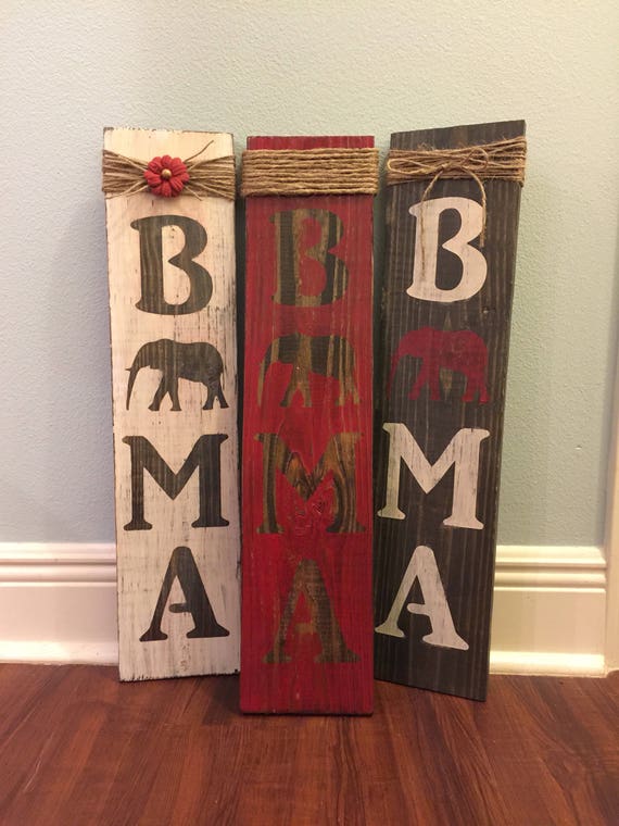 Bama Home Sign Roll Tide Sign RTR Alabama Football