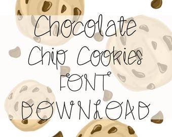 Cookie font | Etsy