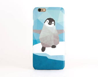 Penguin phone case | Etsy