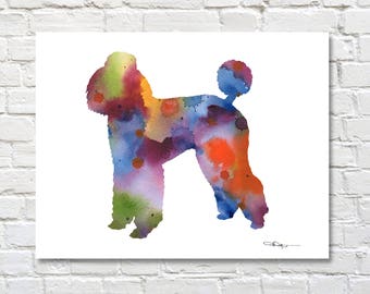 Abstract poodle | Etsy