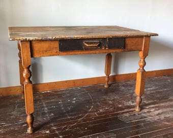 Primitive farm table | Etsy